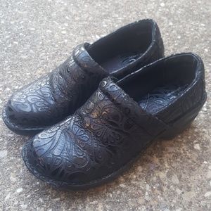 boc | Shoes | Boc Born Concept Black Leather Clogs Peggy 7 | Poshmark